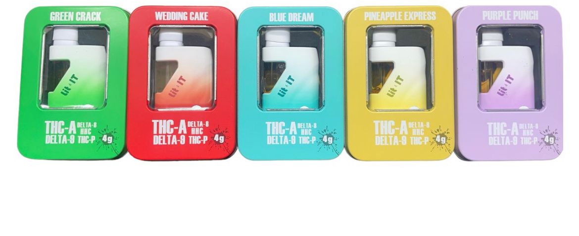 LIT IT DELTA-8 THC 4G DISPOSABLE VAPE BOX OF 5 PCS sew - Nashville ...